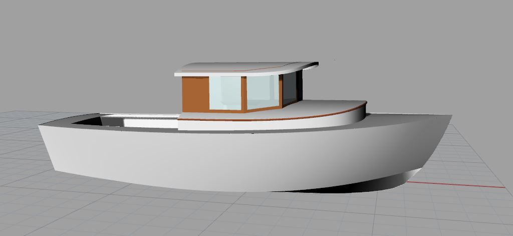 Wheelhouse design for 18' plywood boat - The WoodenBoat Forum